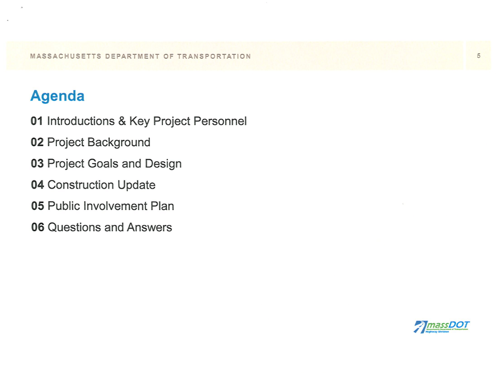 MassDOT holds Public Information Meeting on the “X” Intersection ...