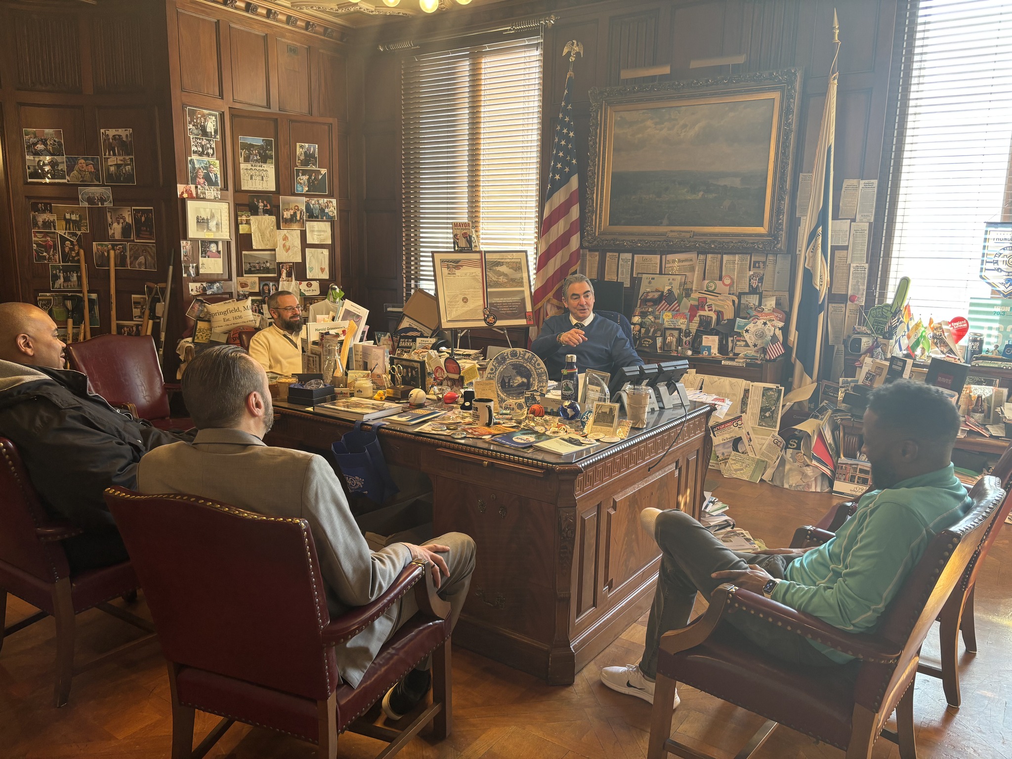 Mayor Sarno meets with Leaders of the South End Community Center: City ...