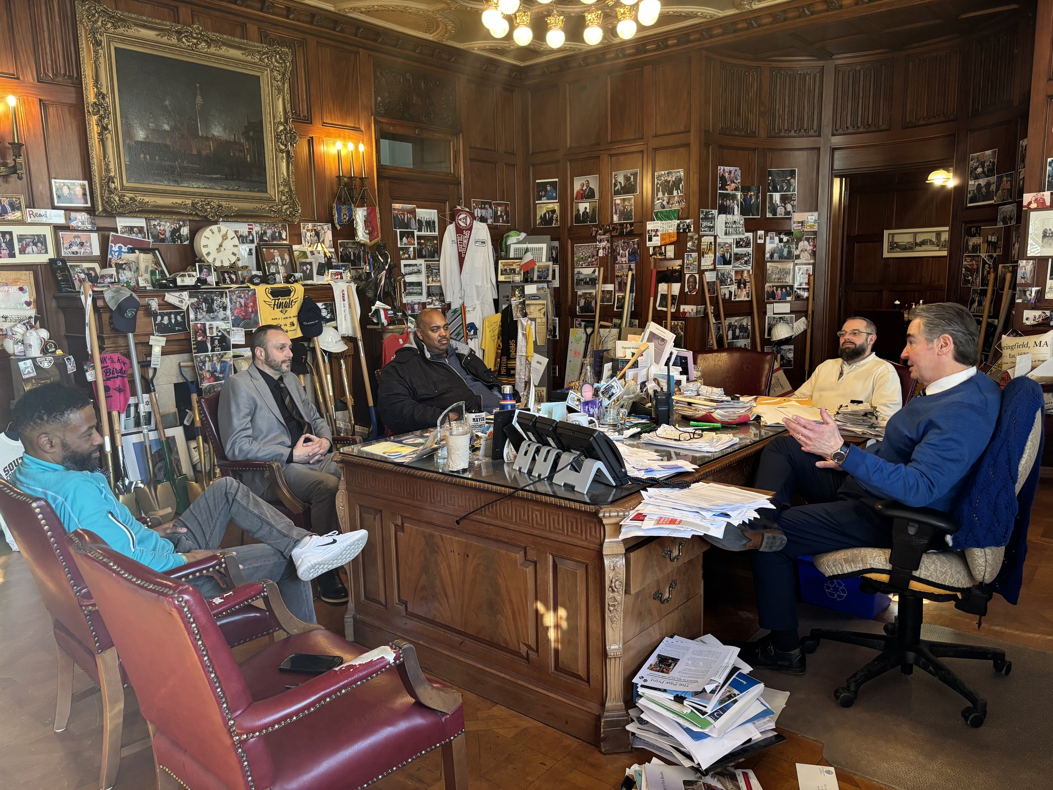 Mayor Sarno meets with Leaders of the South End Community Center: City ...