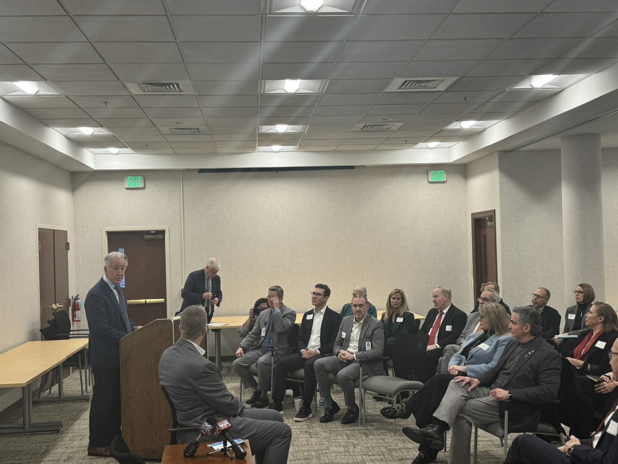 Mayor Sarno, city officials join with Congressman Neal, Baystate, the ...