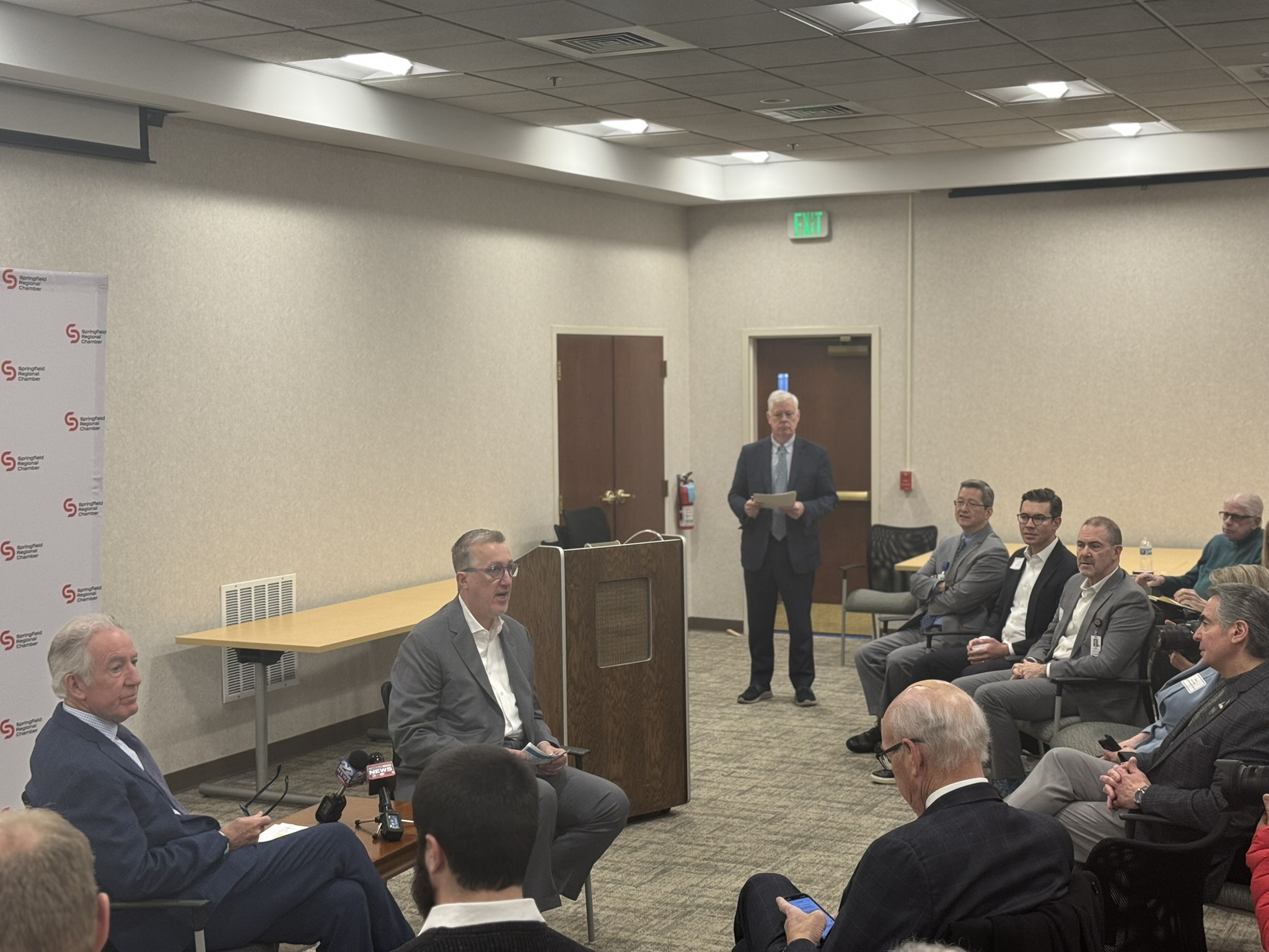 Mayor Sarno, city officials join with Congressman Neal, Baystate, the ...
