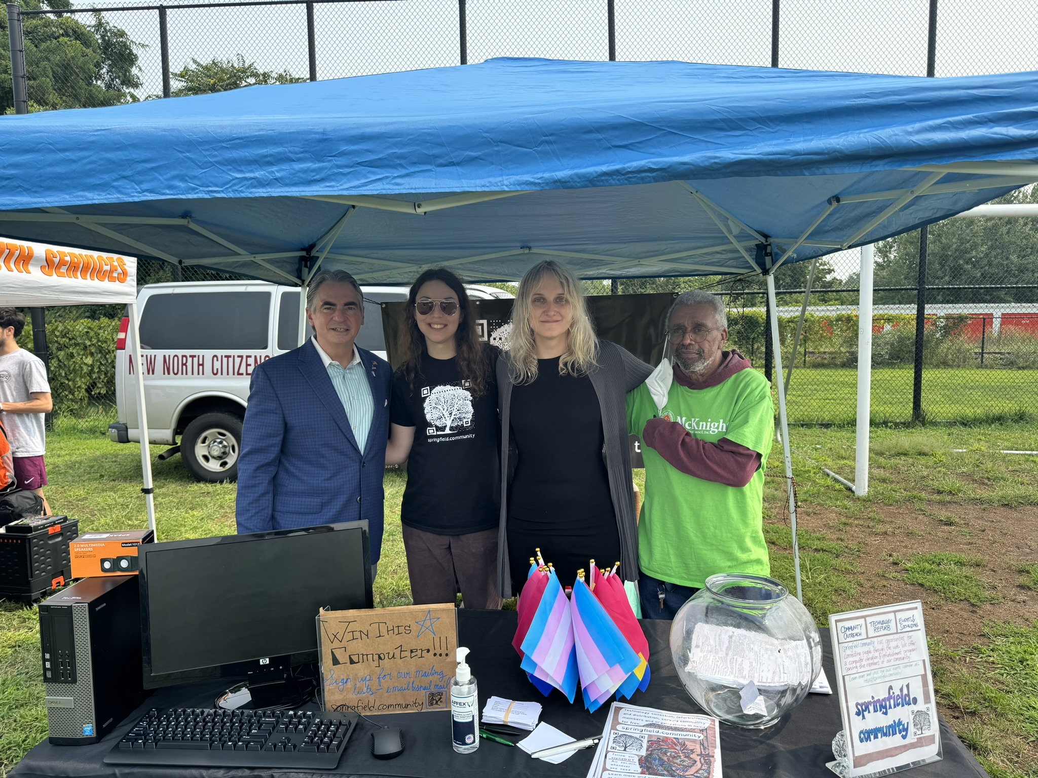 Mayor Sarno and Schools Superintendent Dinnall joined New North ...