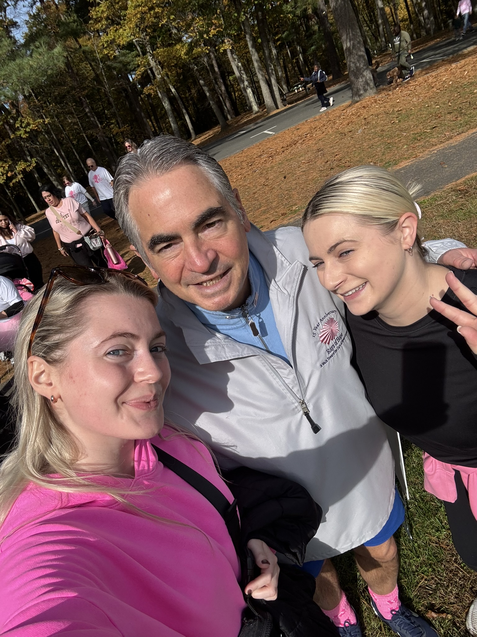 Mayor Sarno and family join “sea of pink” for the 32nd Rays of Hope ...
