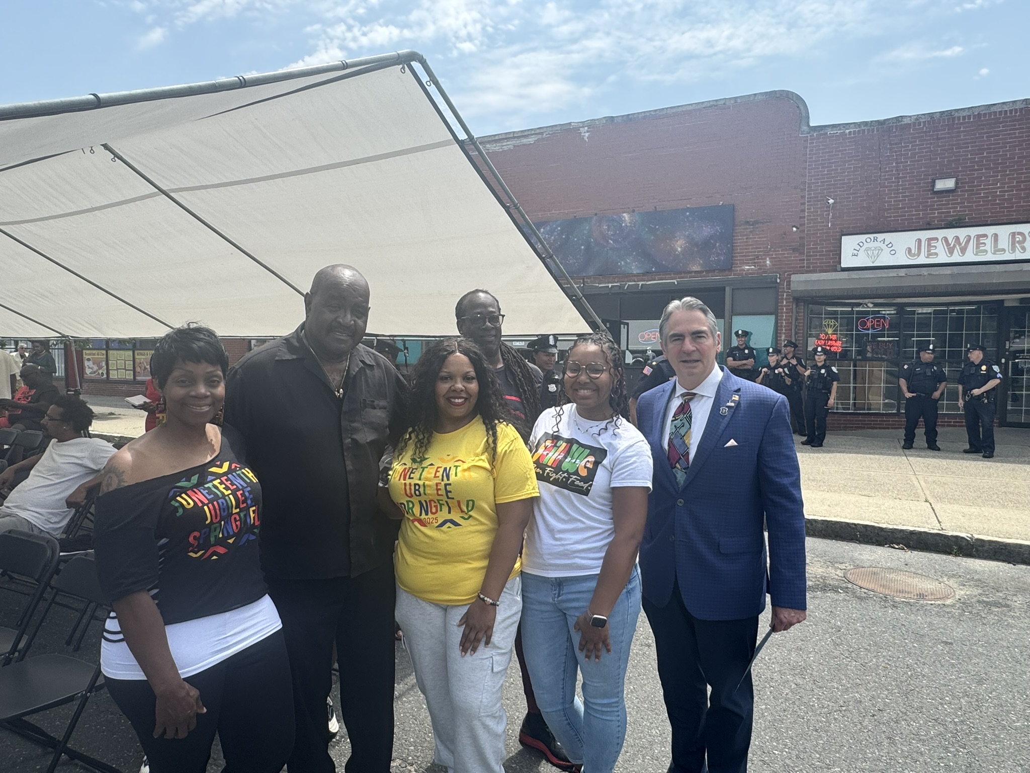 Mayor Sarno, Police Superintendent Akers, city and state officials join ...