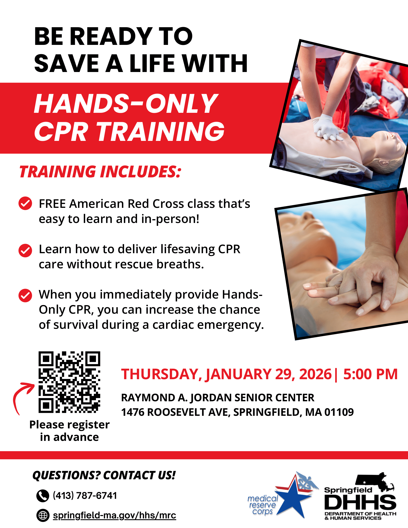 Springfield Medical Reserve Corps’ first training of 2026 - Hand-Only ...