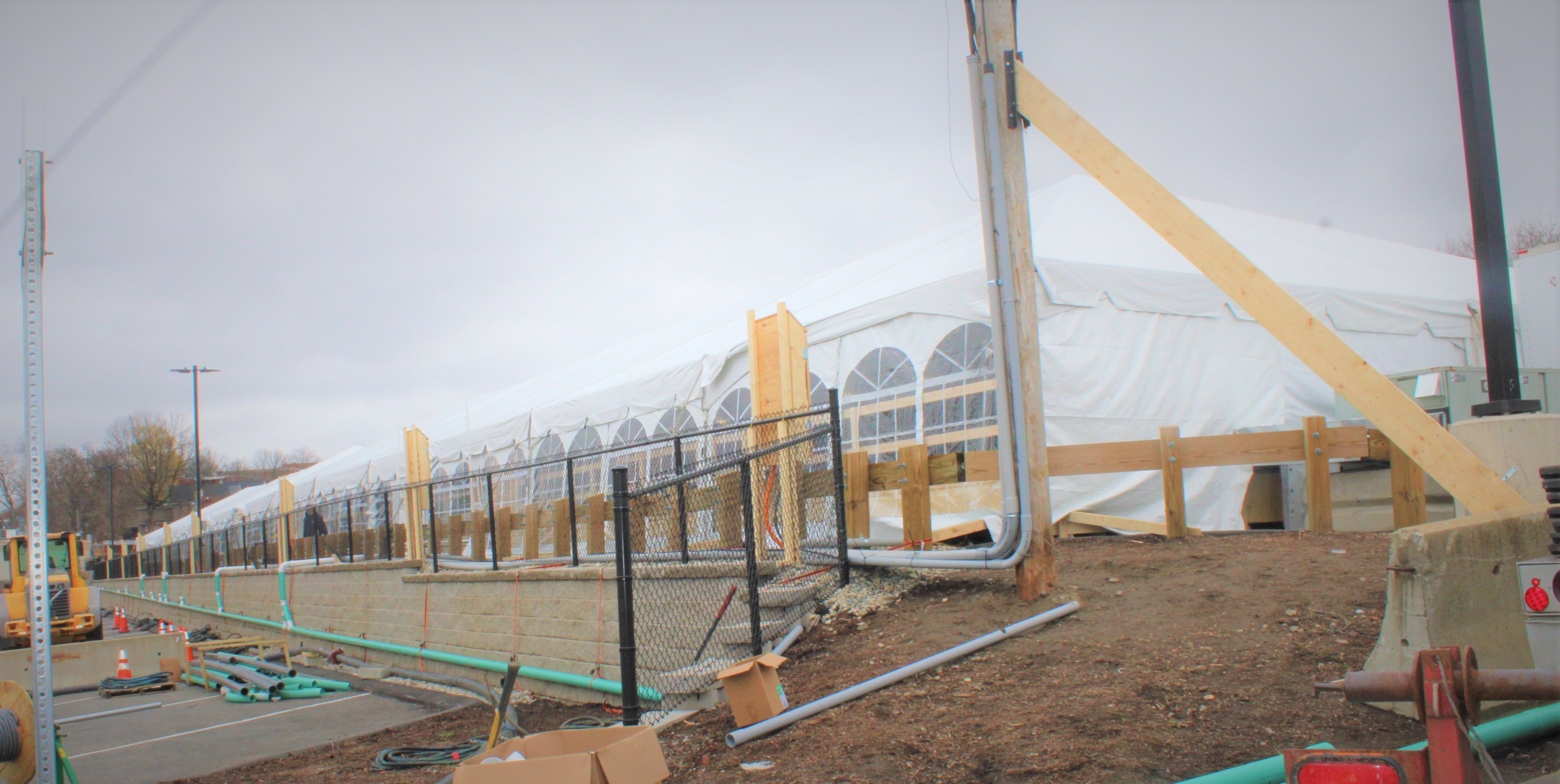 Mayor Sarno and City Officials Tour the City’s Homeless Tent Triage ...