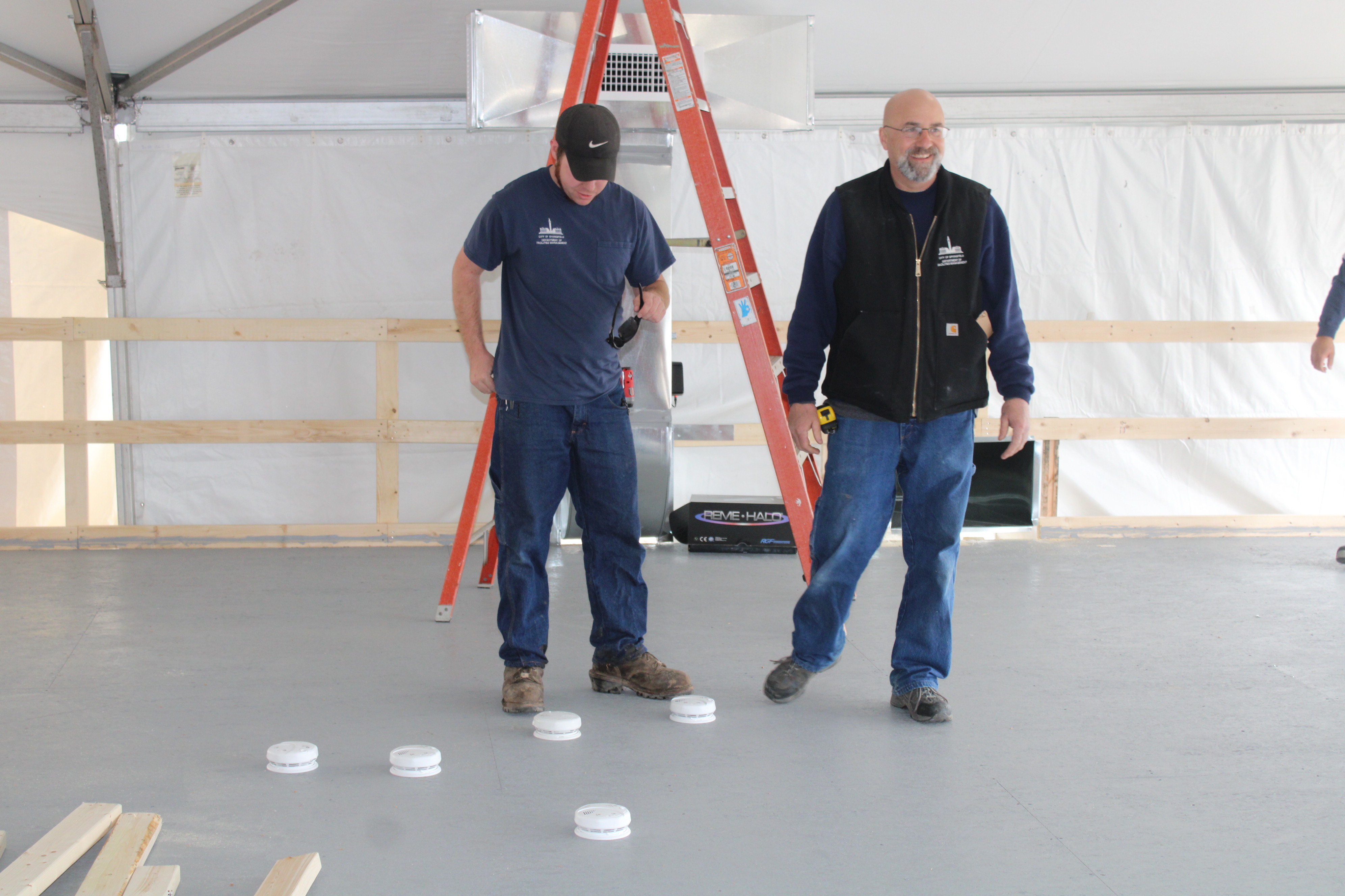 Mayor Sarno and City Officials Tour the City’s Homeless Tent Triage ...