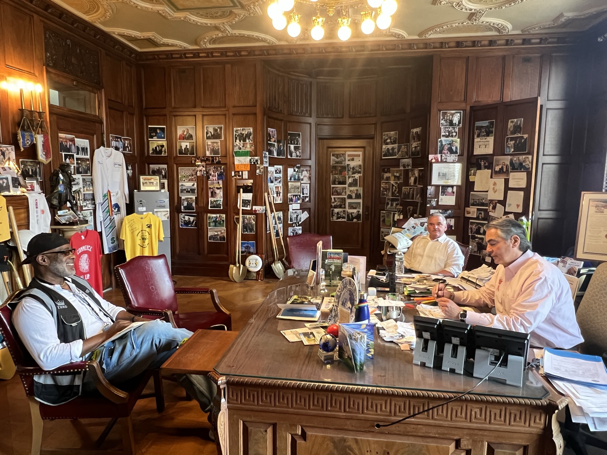 Mayor Sarno Happy to Catch Up with Pastor Steve Williams: City of ...