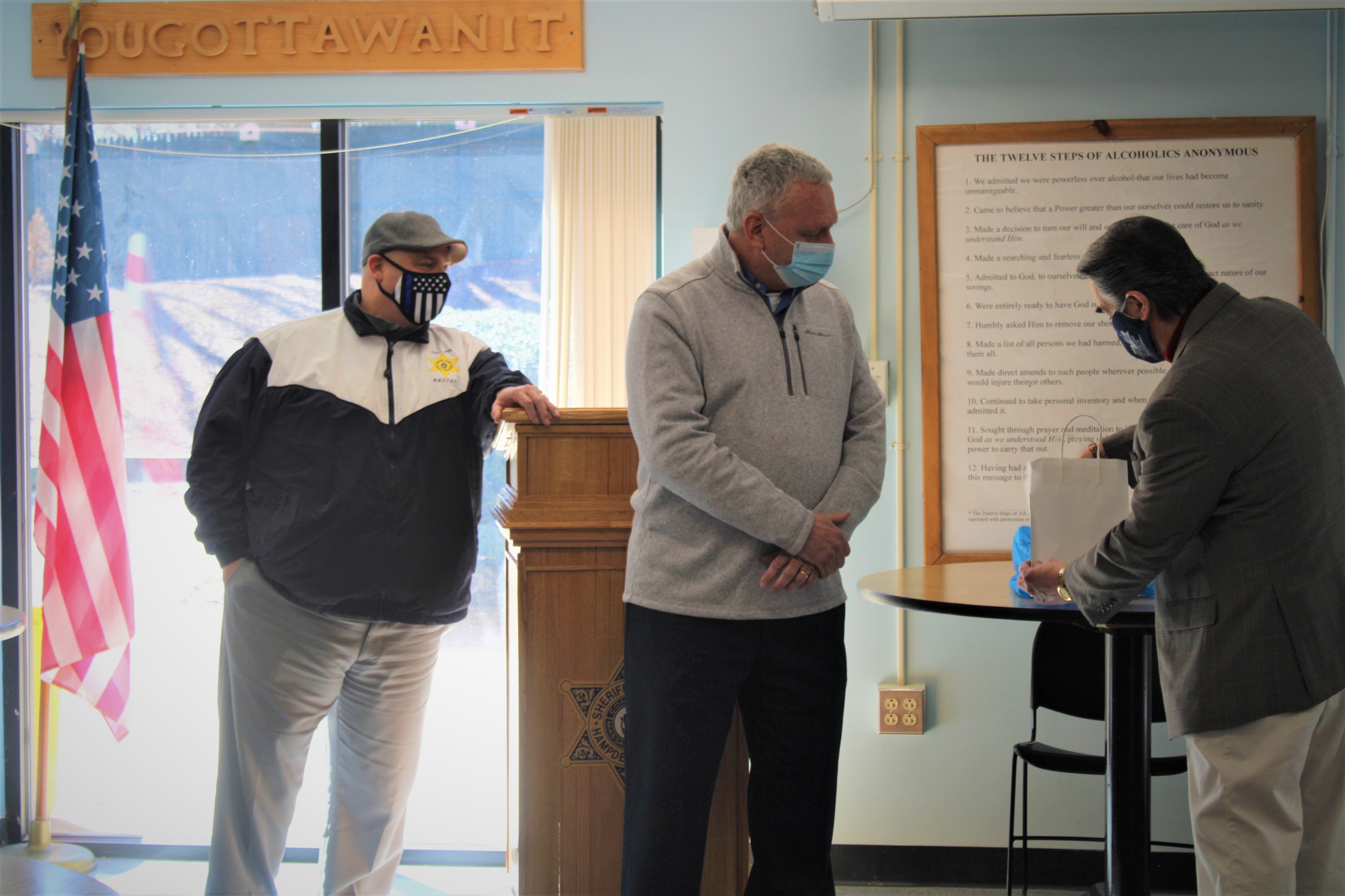 Mayor Sarno and PBRM Director Sullivan Join Sheriff Cocchi to Wish ...