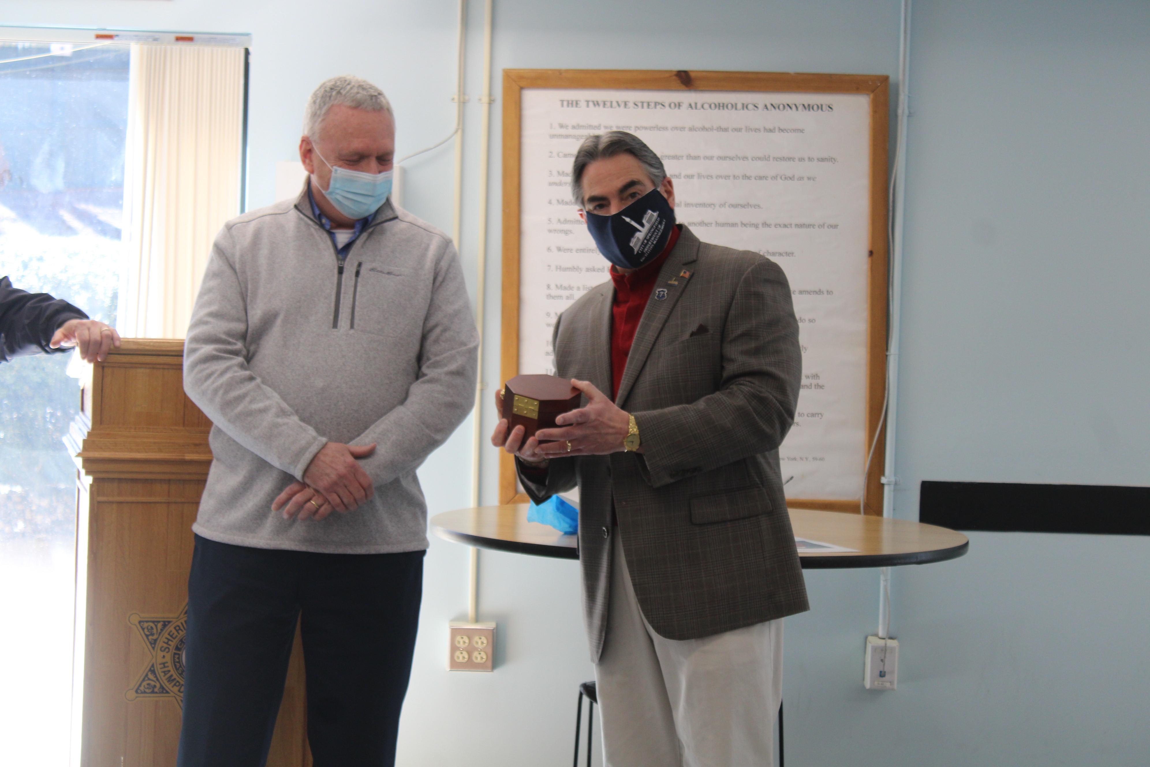 Mayor Sarno and PBRM Director Sullivan Join Sheriff Cocchi to Wish ...